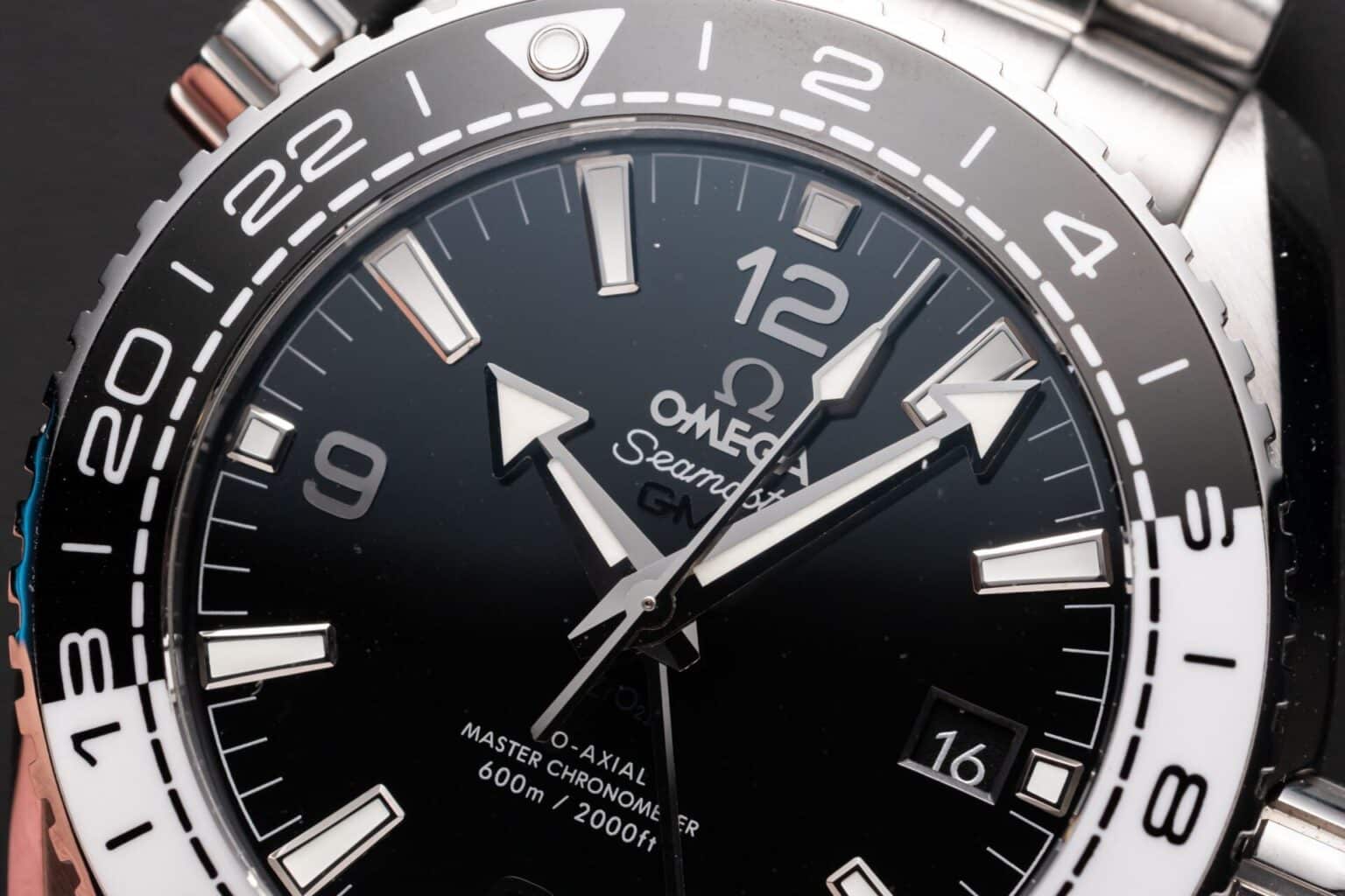 Omega Seamaster Planet Ocean 600M GMT Black Dial Super Clone 43.5mm