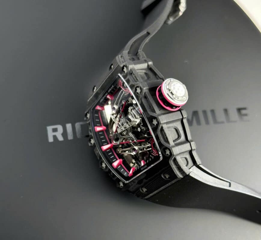 Richard Mille RM38-02 Tourbillon Bubba Watson Black Carbon TPT Best Replica
