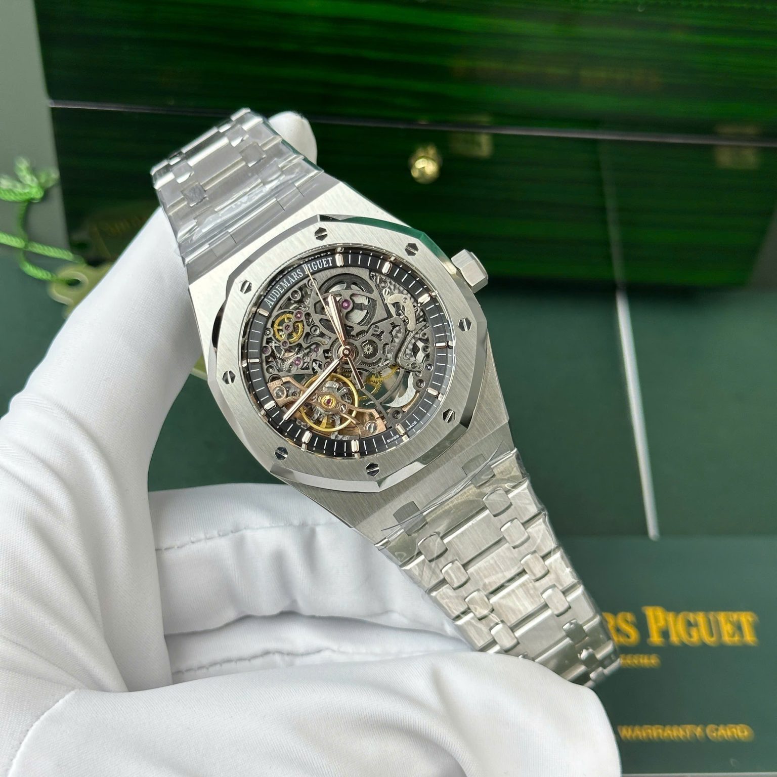 Audemars Piguet Royal Oak 15407ST Openworked Skeleton Dial 1:1 Best ...