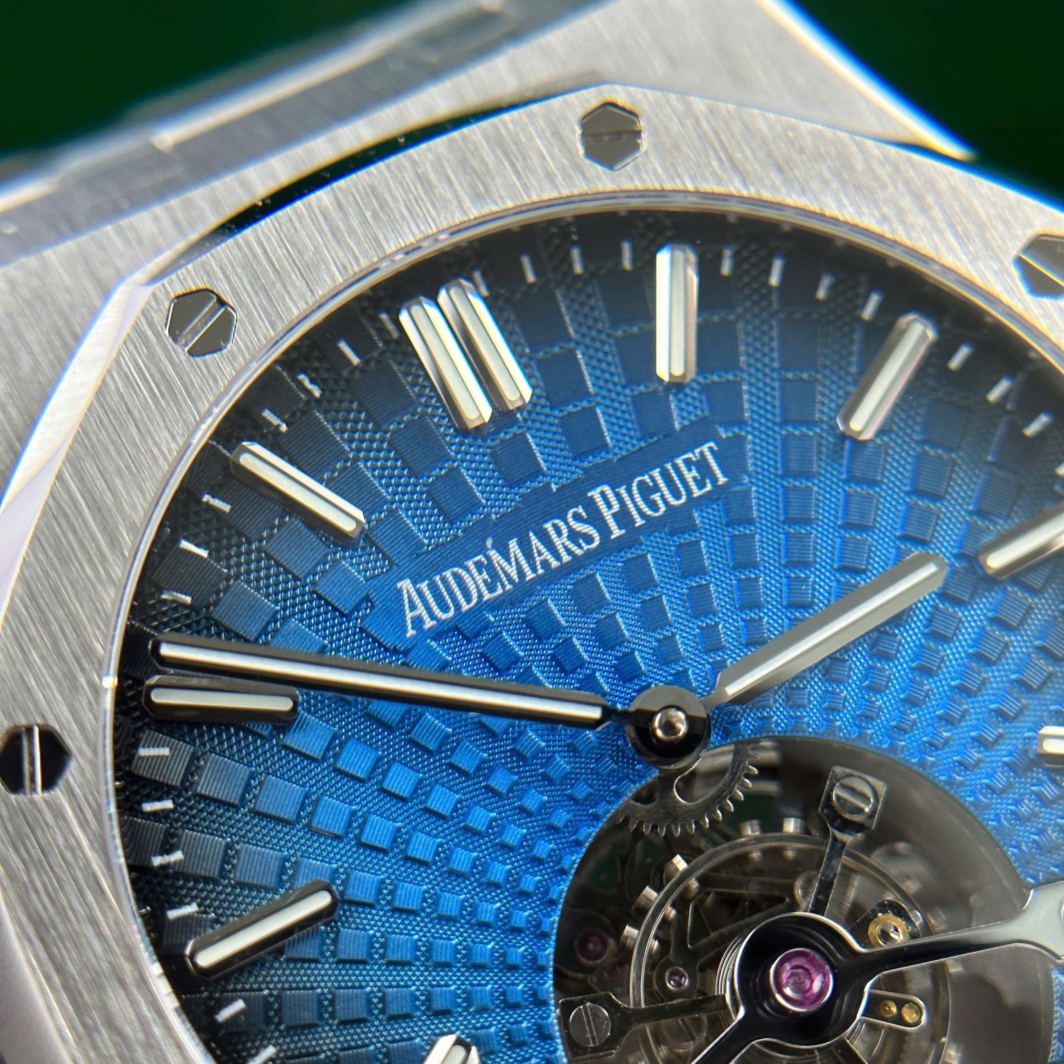 Audemars Piguet Royal Oak Flying Tourbillon 26530 Blue Dial Replica R8 ...