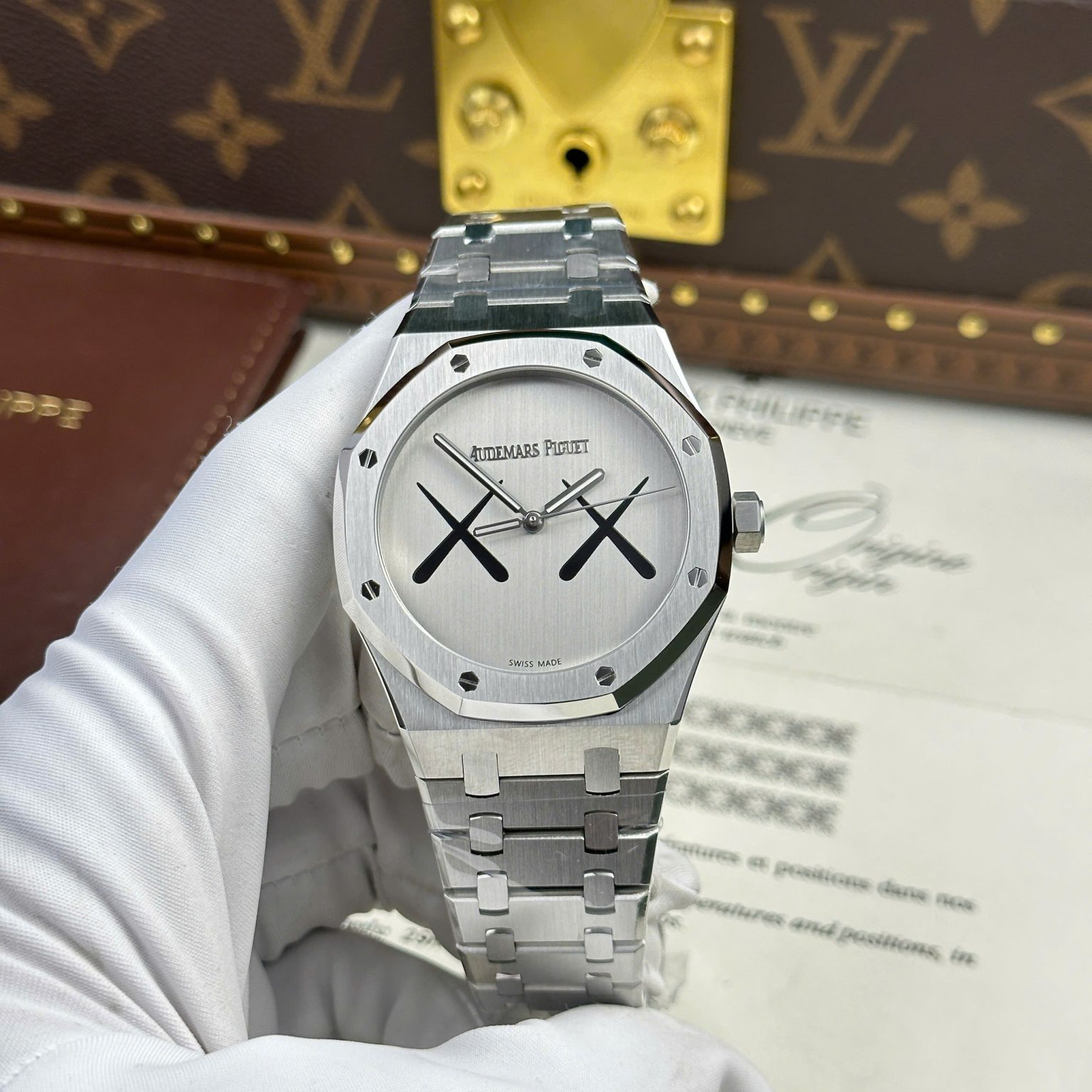 Audemars Piguet Royal Oak X Kaws Steel XX Dial 1:1 Best Replica APSF 41mm