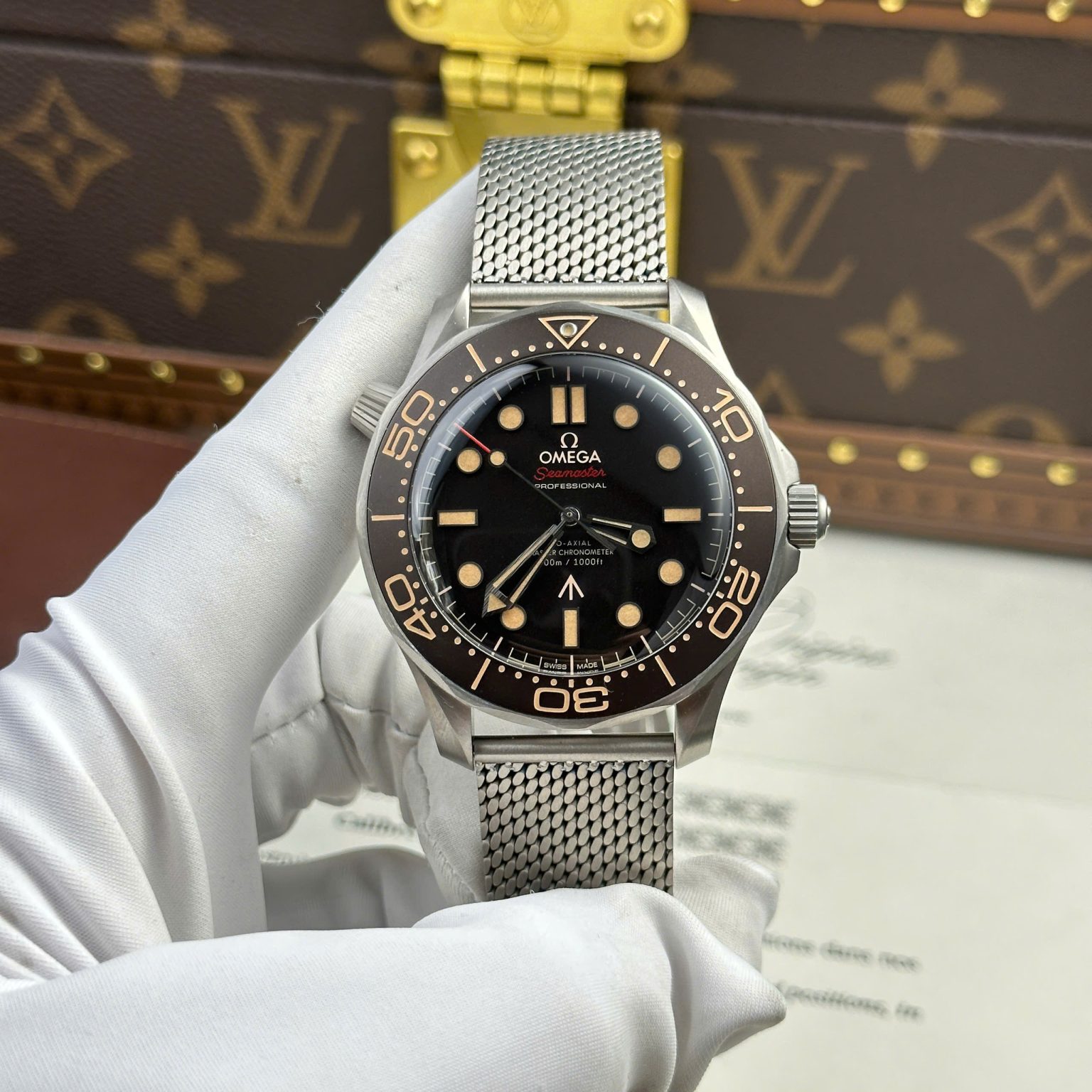 Omega Seamaster James Bond 007 No Time To Die Titanium Best Replica VSF ...