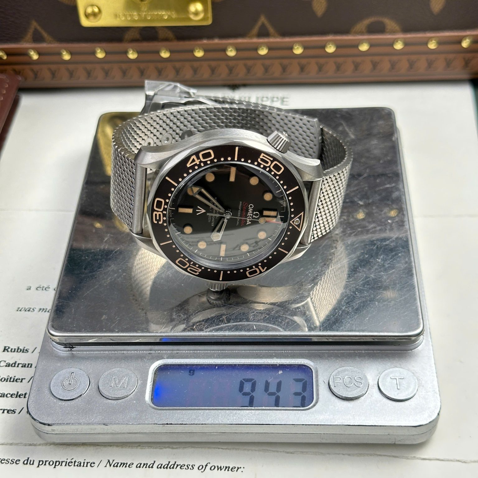 Đồng Hồ Omega Seamaster Diver 300M James Bond 007 Titanium Replica 1:1 ...