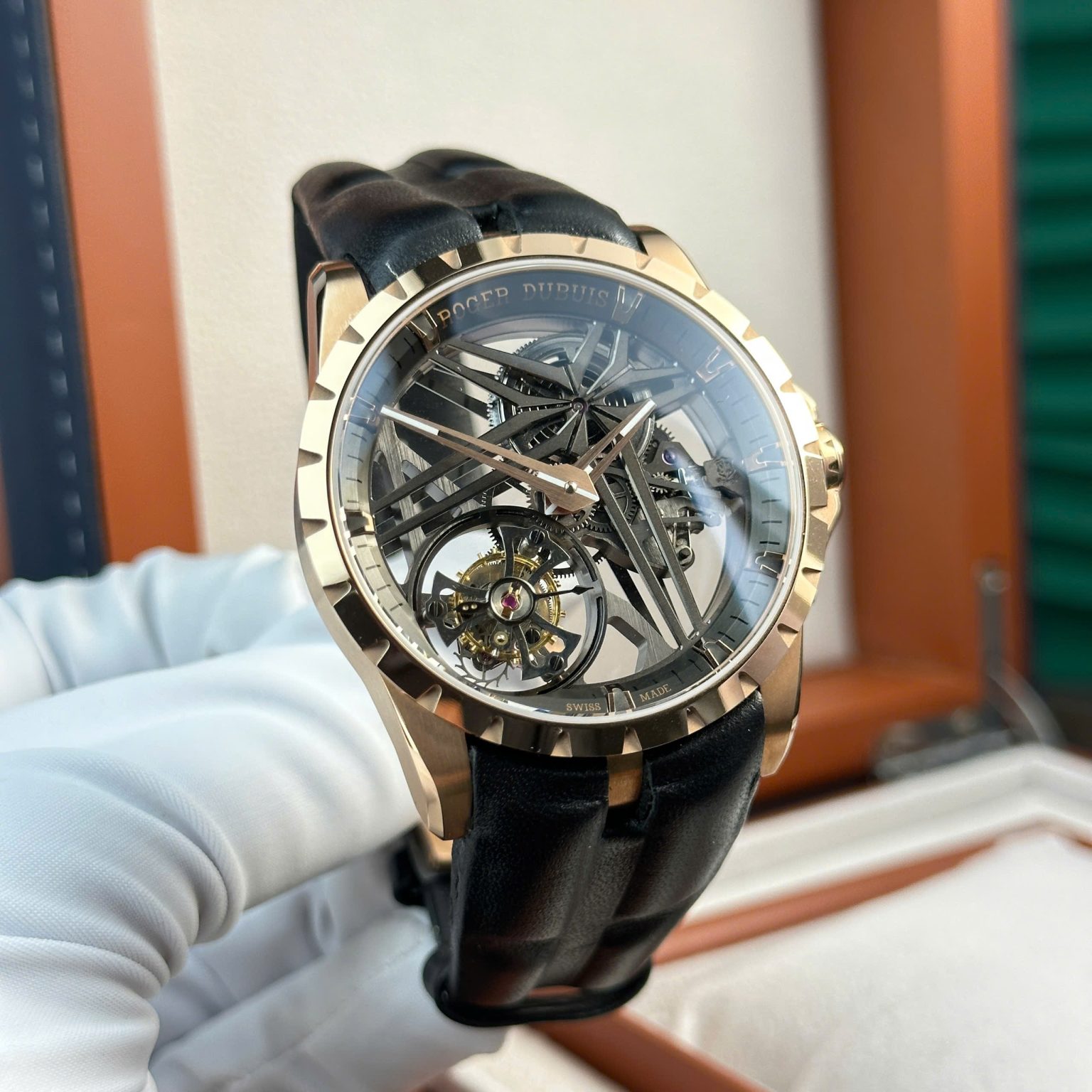 Roger Dubuis Excalibur Monotourbillon Pink Gold RDDBEX0836 Best Replica ...