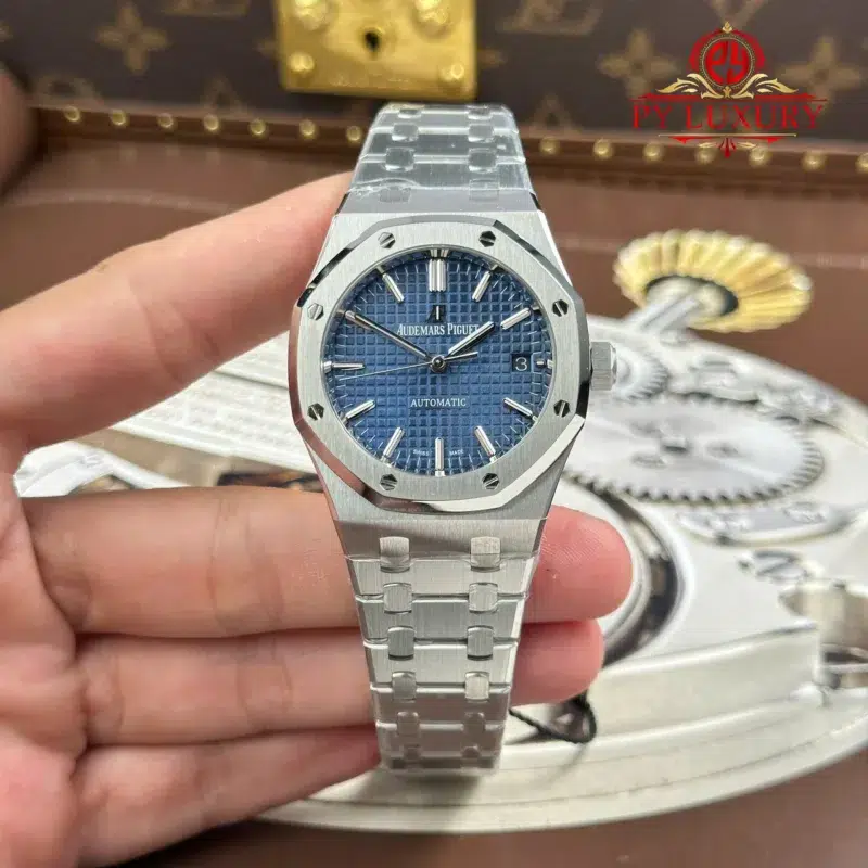 Audemars Piguet Royal Oak 15450ST Blue Dial Steel Bracelet Top Quality ...