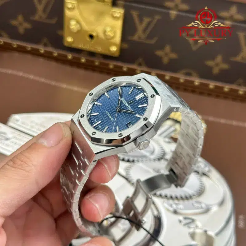 Audemars Piguet Royal Oak 15450ST Blue Dial Steel Bracelet Top Quality ...