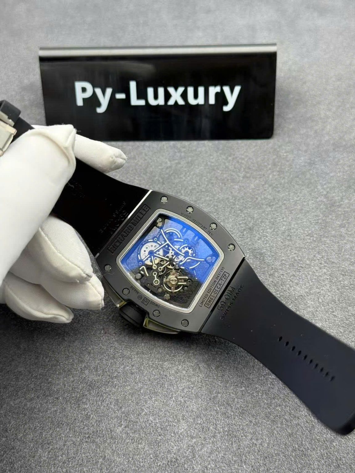 Richard Mille RM61-01 Yohan Blake All Black 1:1 Custom Made Vaucher ...