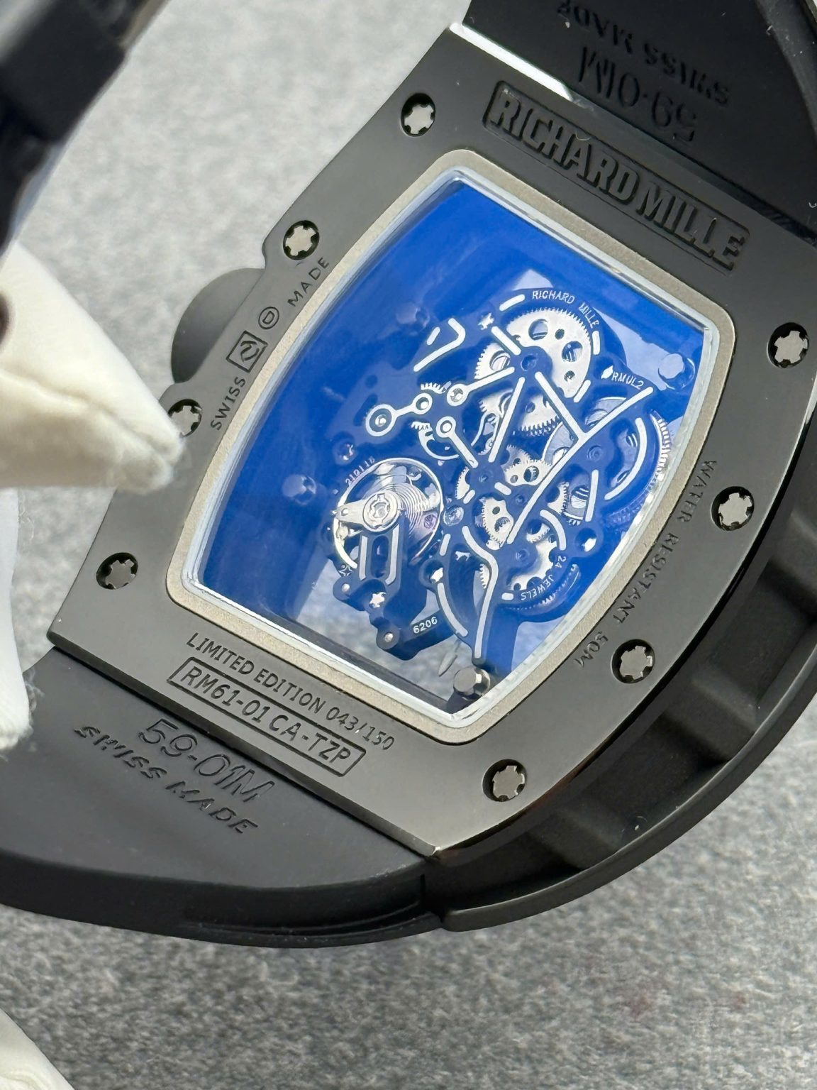 Richard Mille RM61-01 Yohan Blake All Black 1:1 Custom Made Vaucher ...