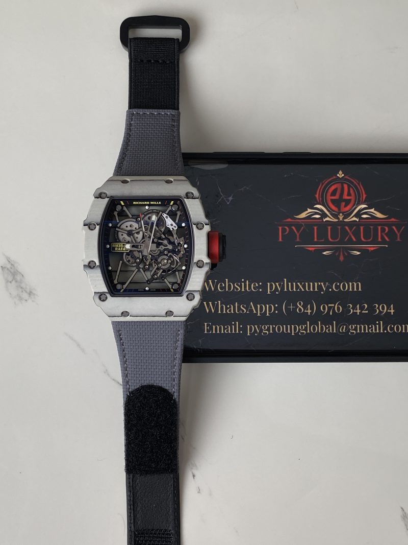 Richard Mille RM35-01 White Carbon TPT Fully Customized Vaucher ...