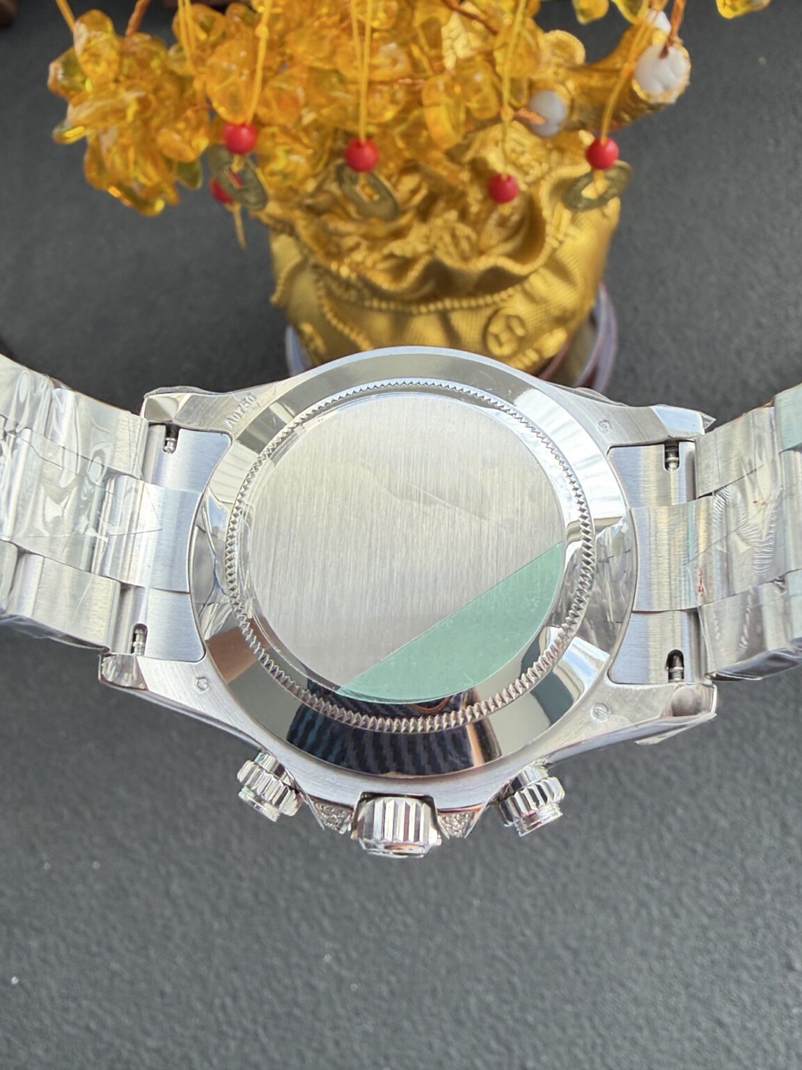 Rolex Daytona 126599RBOW Black Dial Rainbow Bezel Custom Moissanite ...