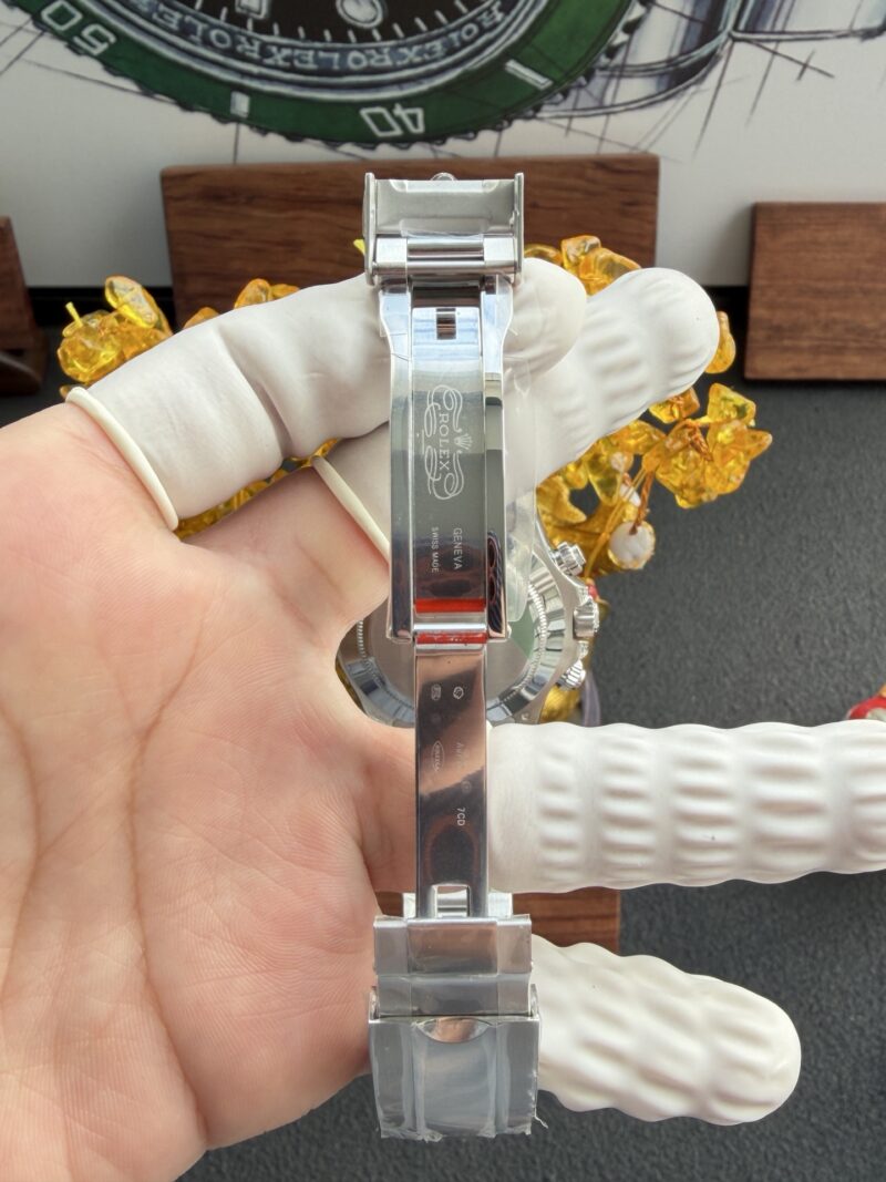 Rolex Daytona 126599RBOW Black Dial Rainbow Bezel Custom Moissanite ...