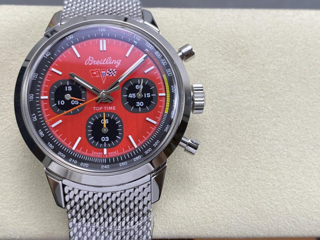 Breitling Top Time B01 Chevrolet Corvette AB01761A1K1A1 Red Dial Metal ...