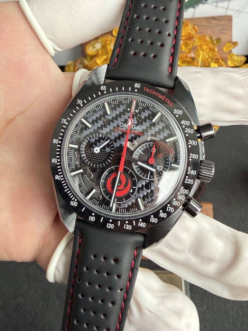 Omega Speedmaster Dark Side Of The Moon Team Alinghi Leather Strap Best ...
