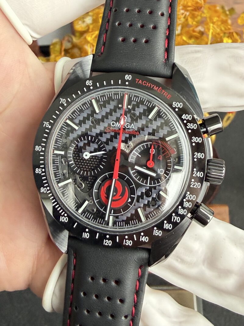 Omega Speedmaster Dark Side Of The Moon Team Alinghi Leather Strap Best ...